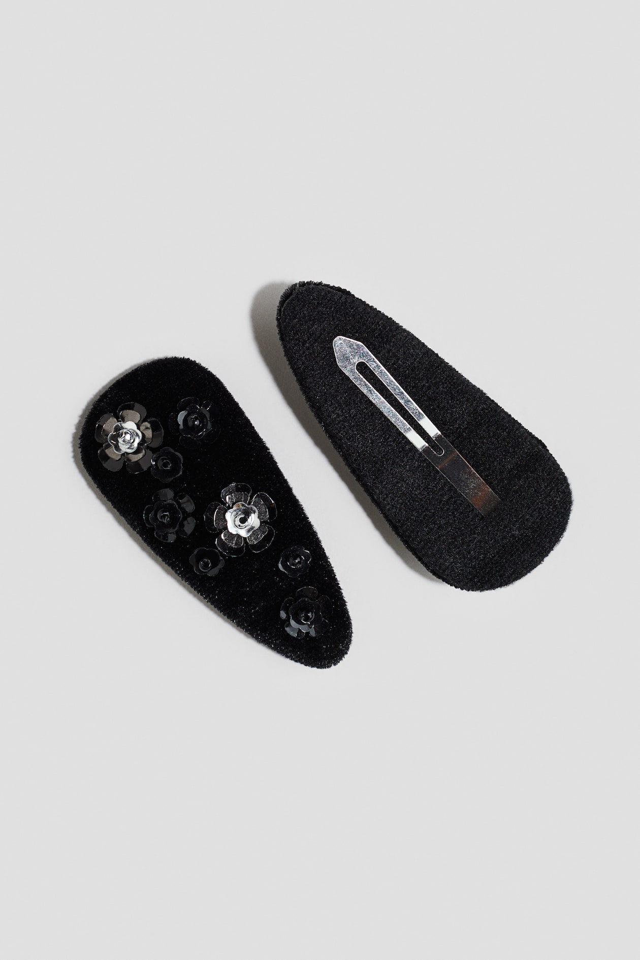 Black 2-pack Decorative Detail Hair Clips for kids | H&M AU