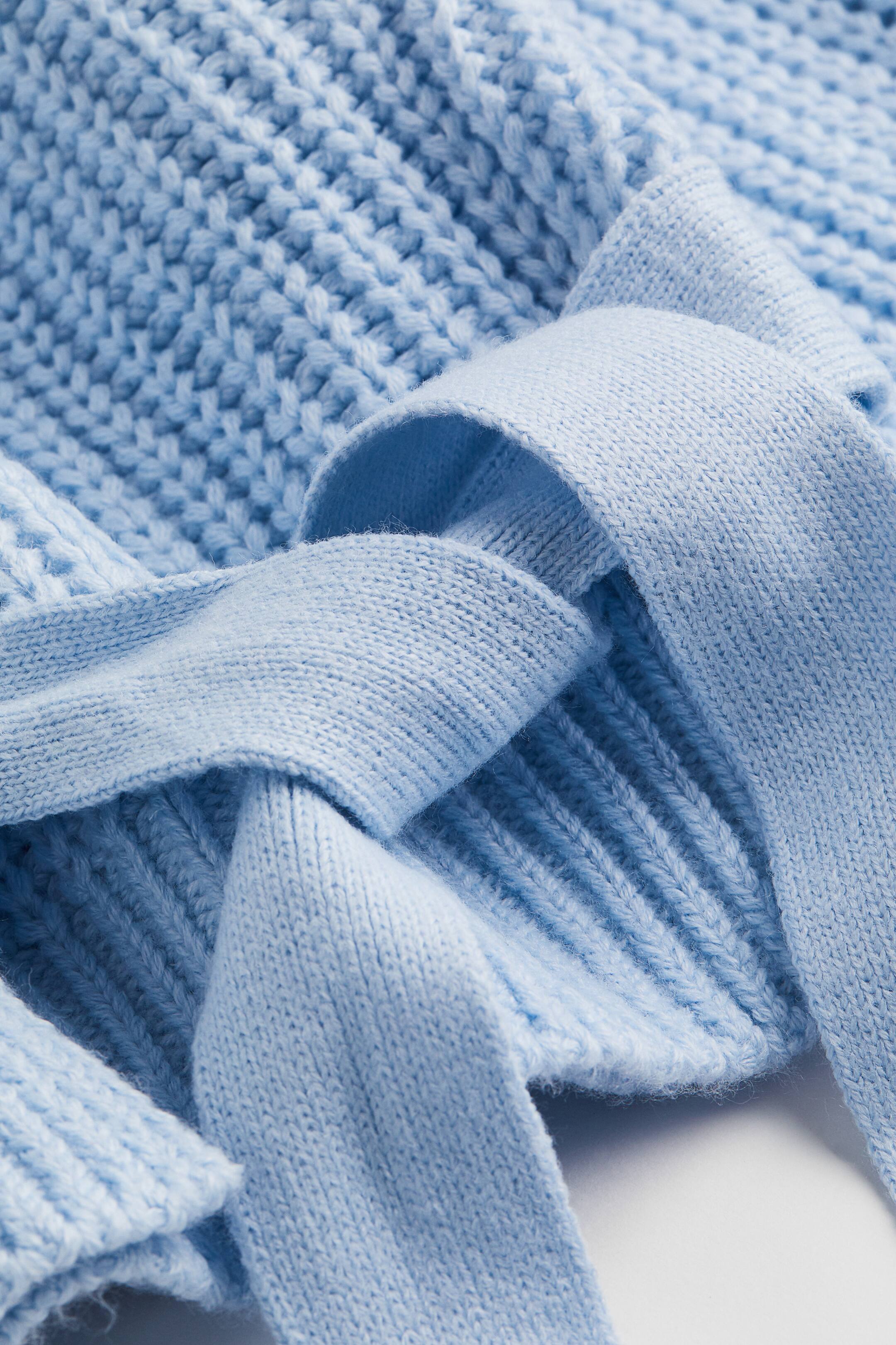 Women's Light blue Knit Wrap Cardigan | H&M AU