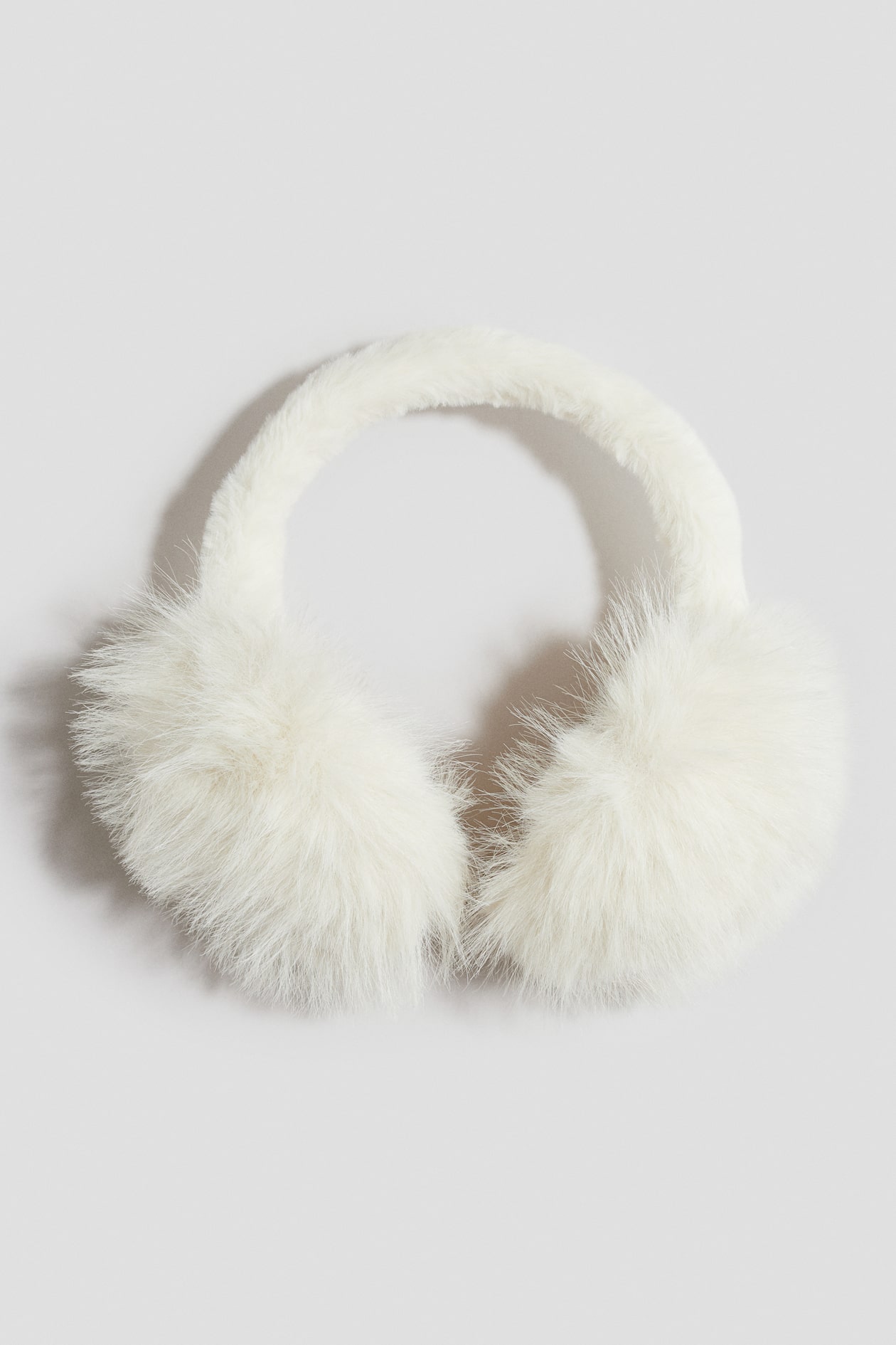 Fluffy Earmuffs - White - Kids | H&M US