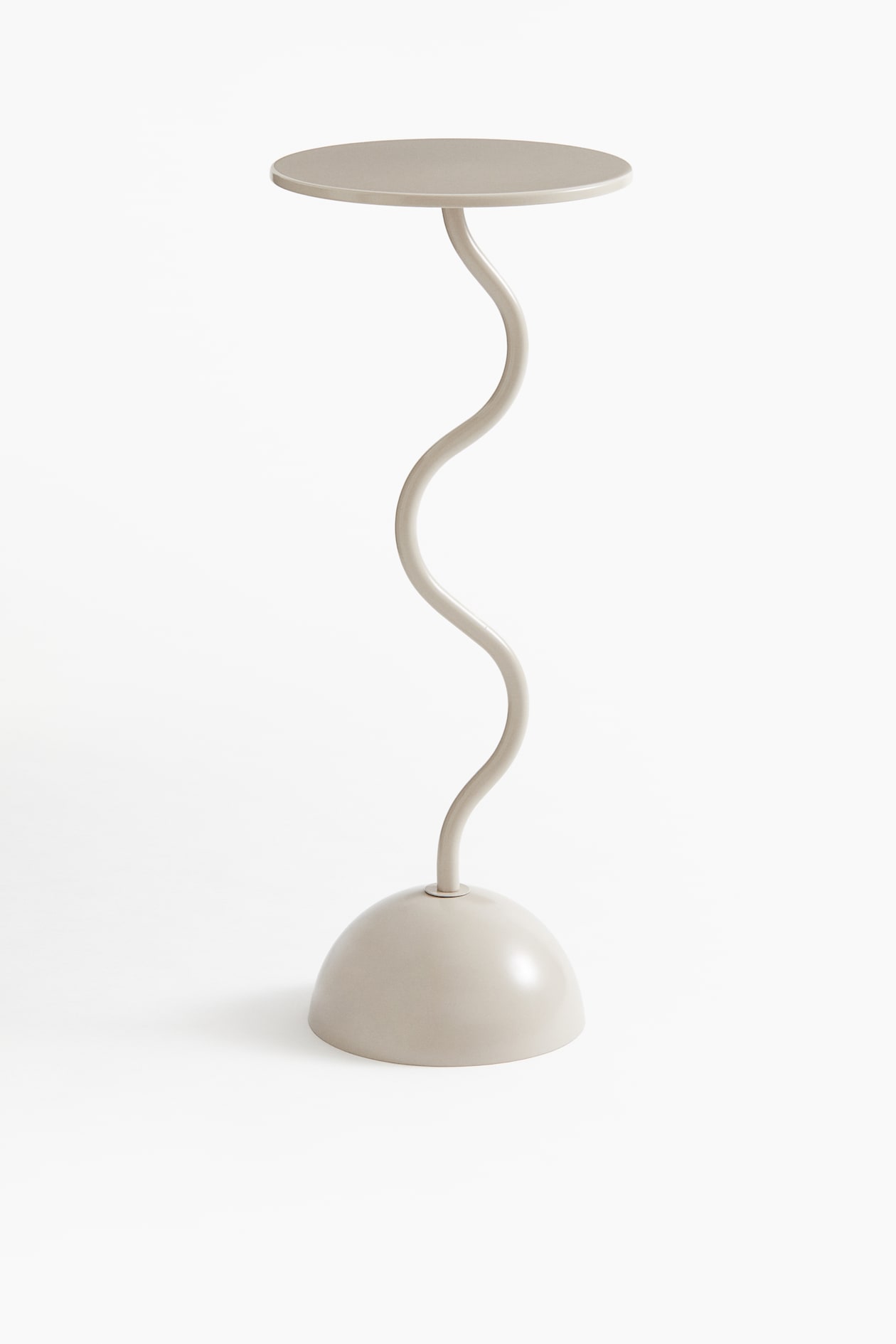 Light beige Metal side table at H&M Home | H&M GB