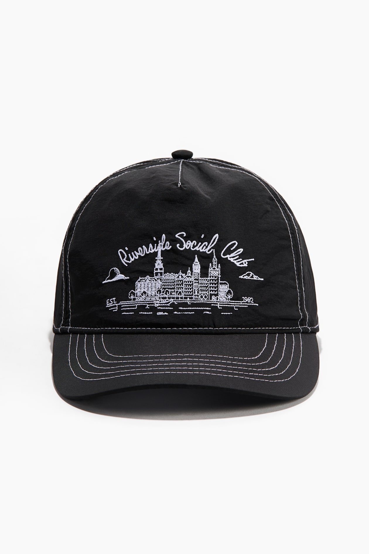Men’s Black/Riverside Social Club Cotton twill cap | H&M MY