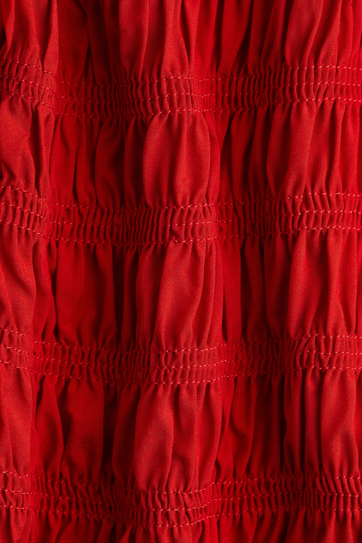 Women's Bright red Smocked top | H&M GB