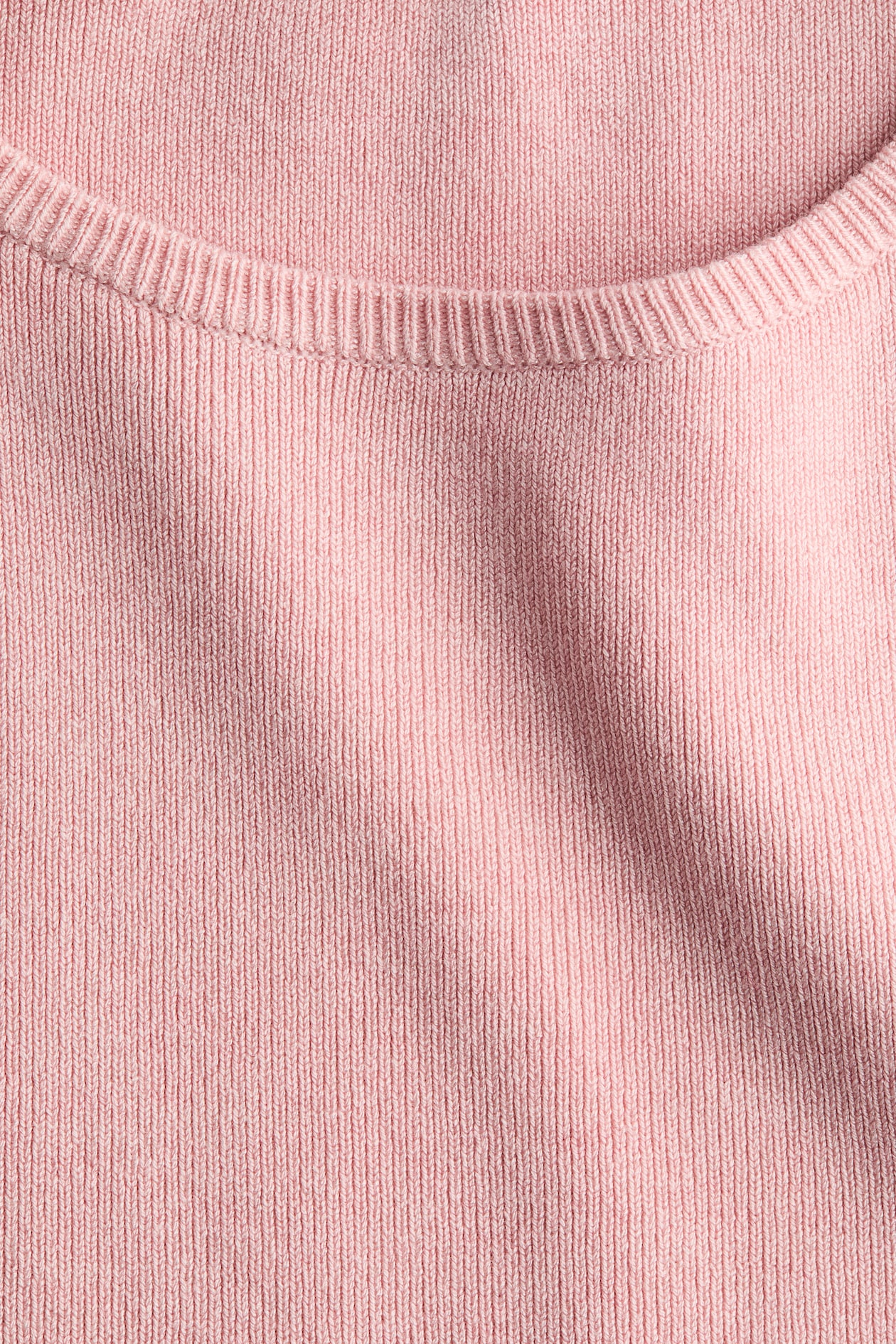 Áo thun dệt kim mịn - Light pink - Ladies | H&M VN