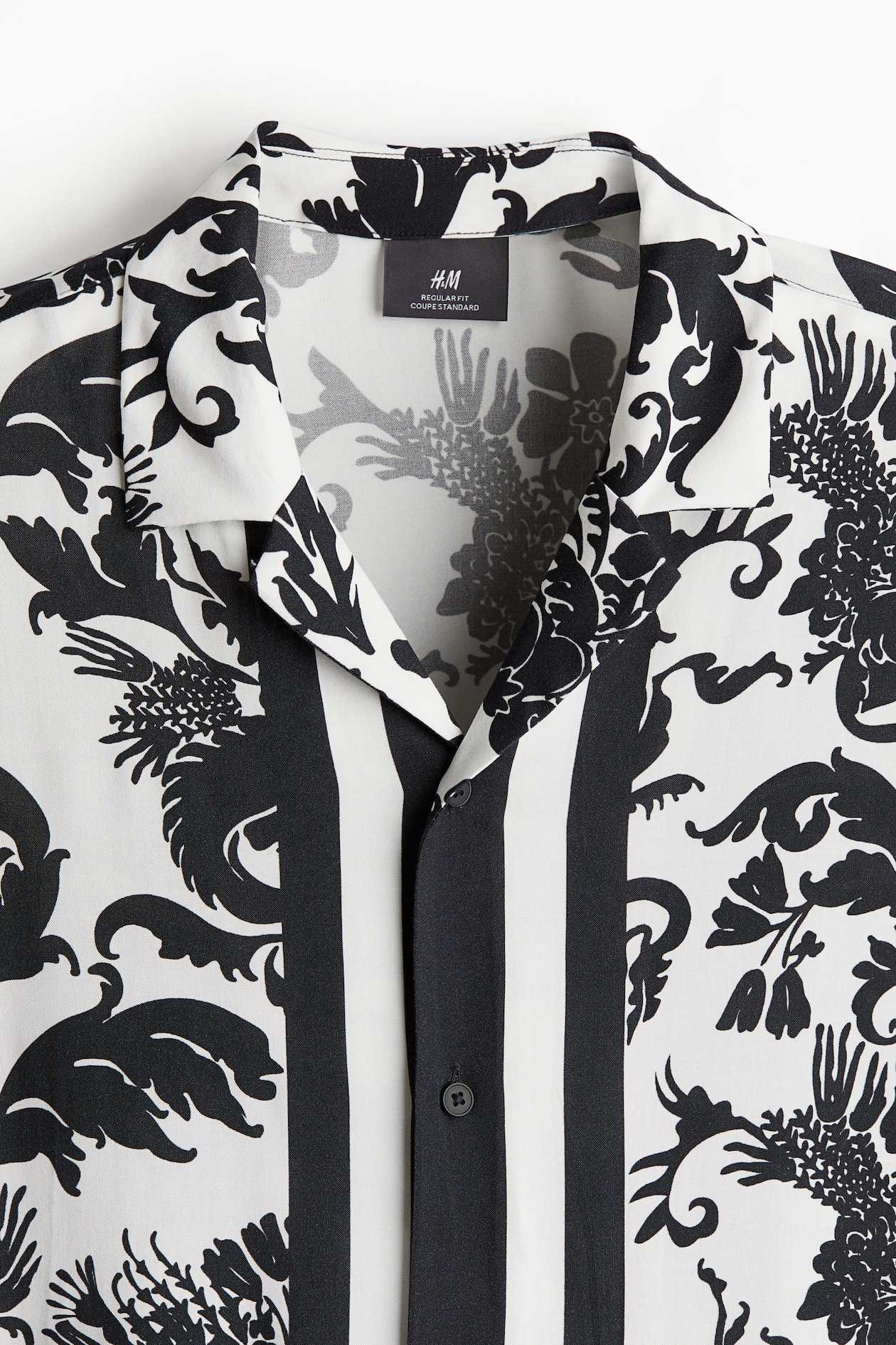 Regular Fit Patterned Resort Shirt - Short sleeve - Regular length ...