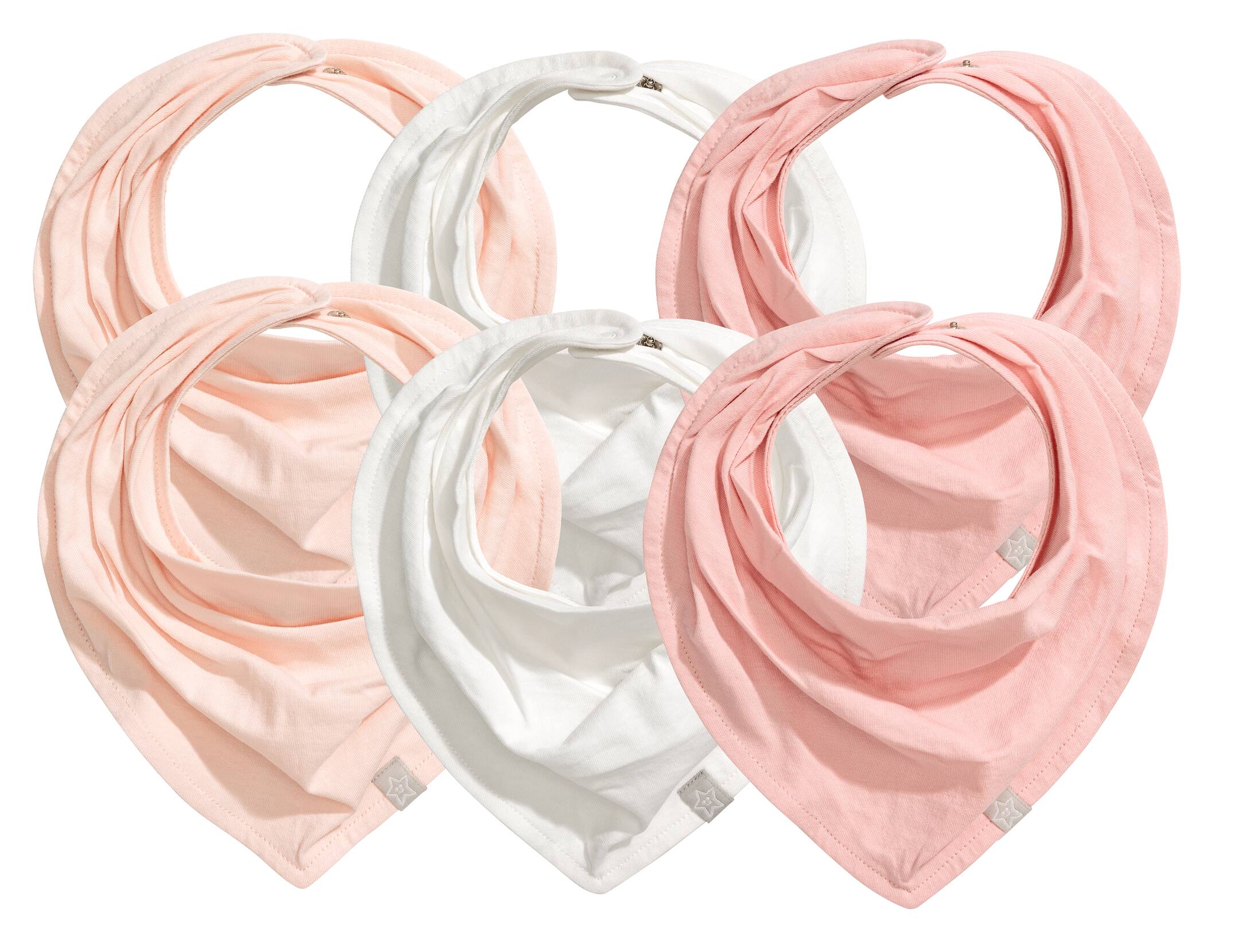 6-pack triangular scarves - Powder pink - Kids | H&M GB