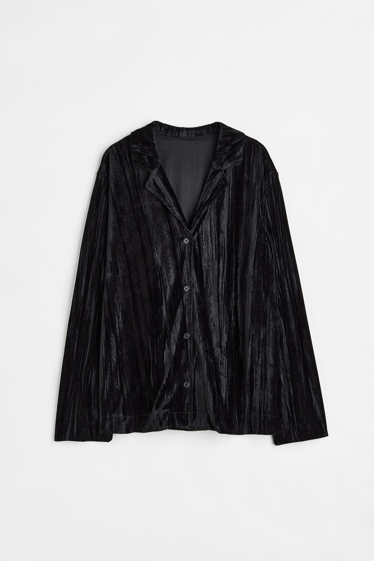 Velour Nightshirt - Black - Ladies | H&M US