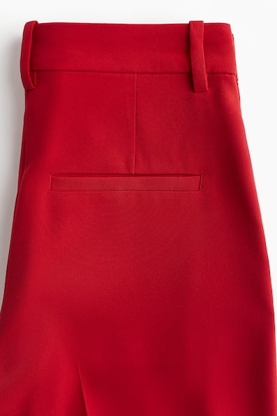 Wide-Leg Dress Pants - Red - Ladies | H&M US