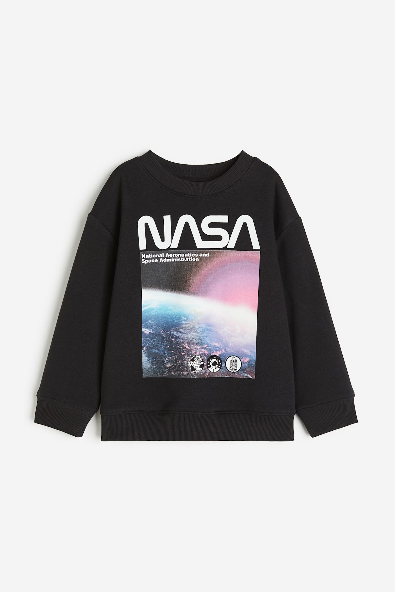 스웨트셔츠 - 블랙/NASA - Kids | H&M KR