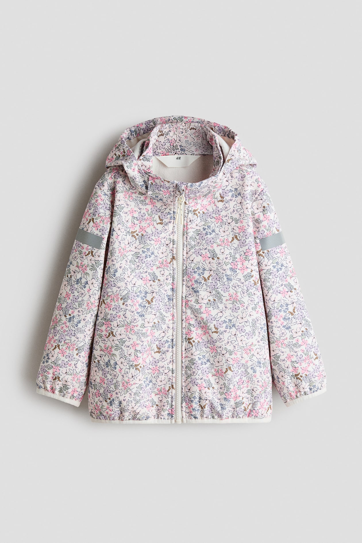 Veste softshell résistante à l'eau - Rose/fleuri - ENFANT | H&M FR