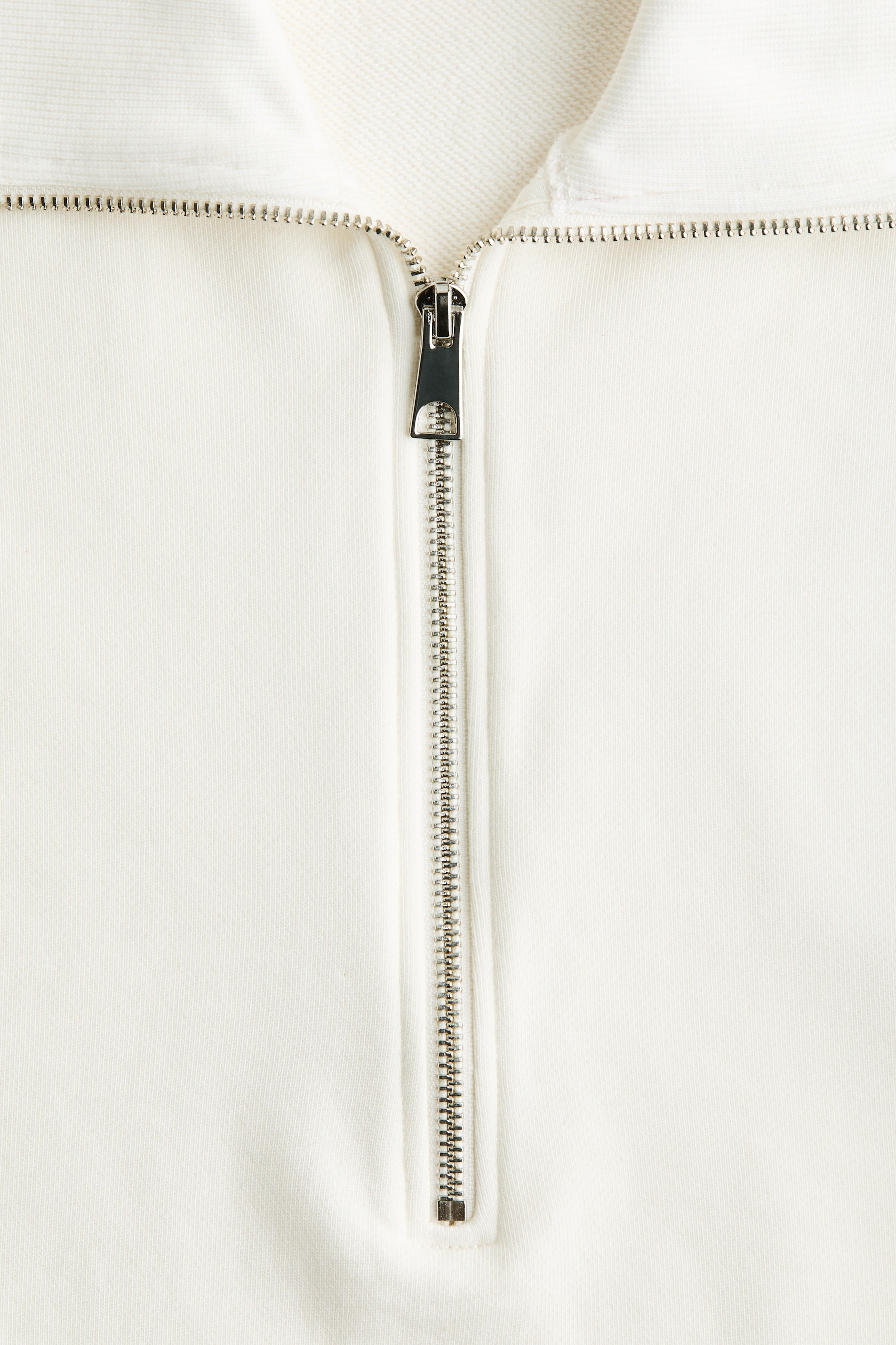 Women's White Half-Zip Sweatshirt | H&M US