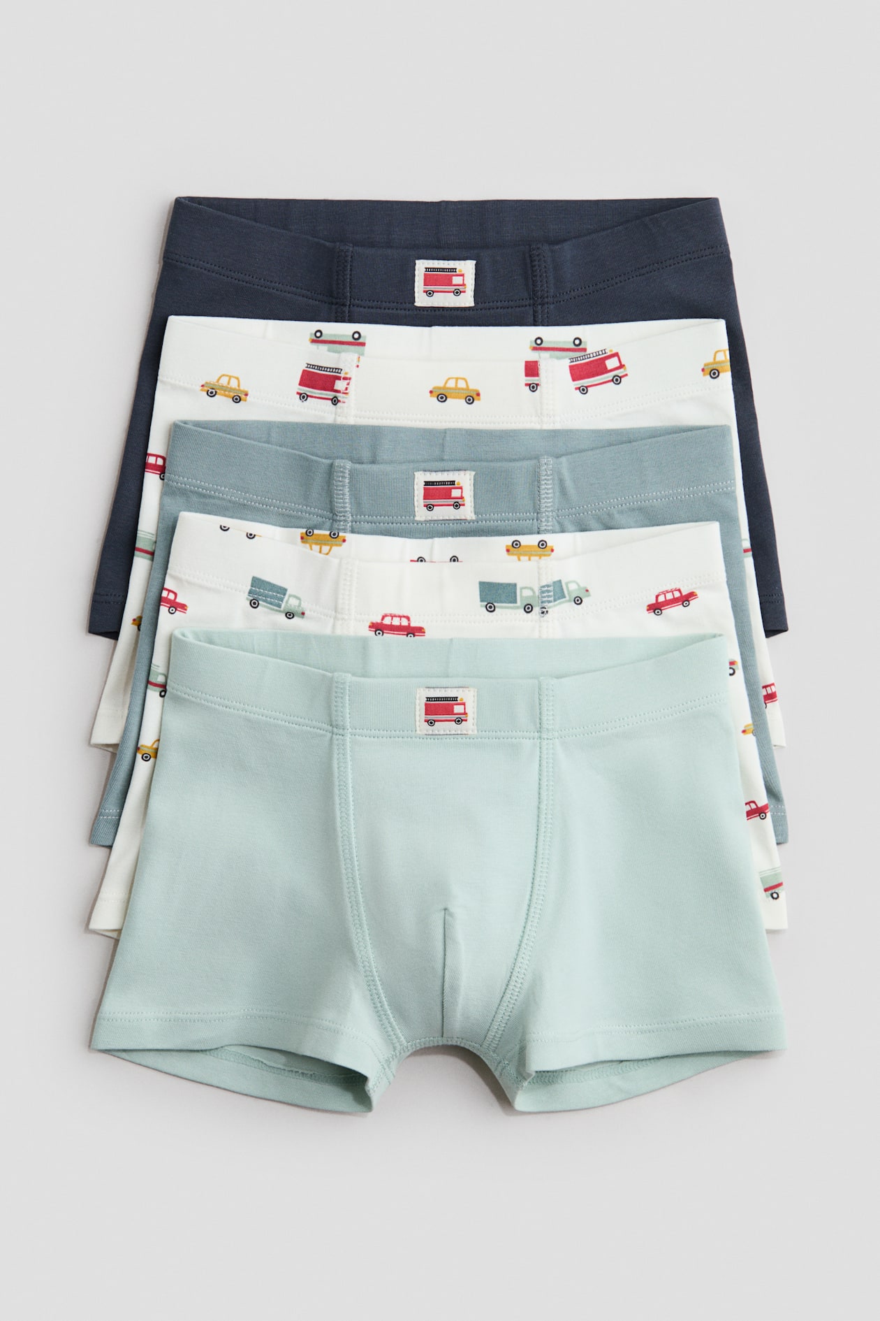 Cream/vehicles 5-pack Boxer Briefs for kids | H&M CA