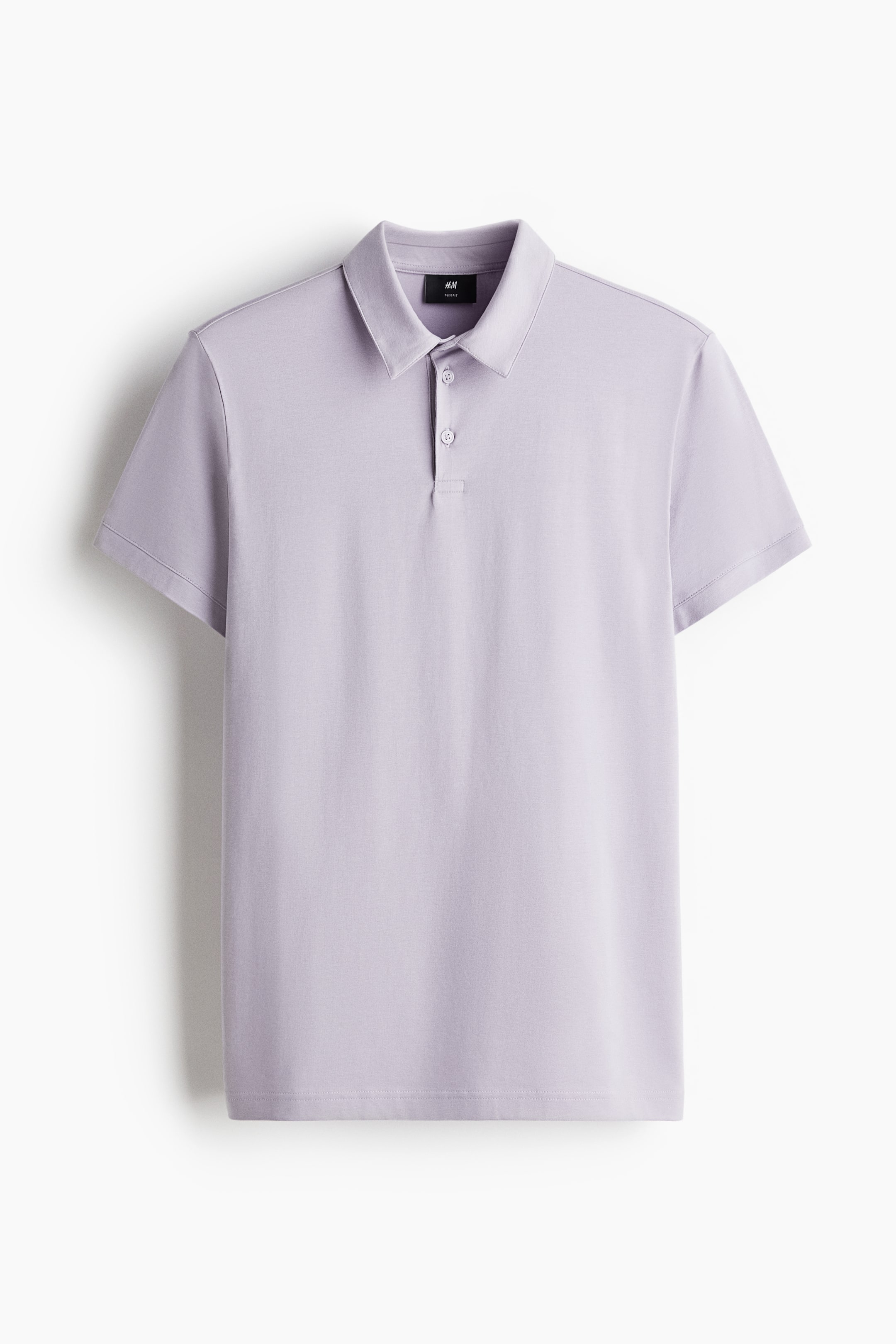 Slim Fit Polo shirt - Light purple - Men | H&M IN