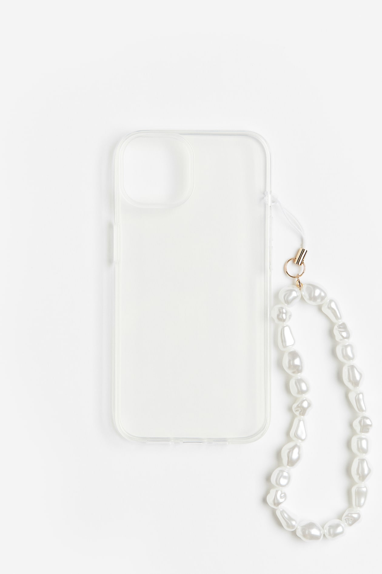 Women's White/Transparent iPhone case and phone strap | H&M MY