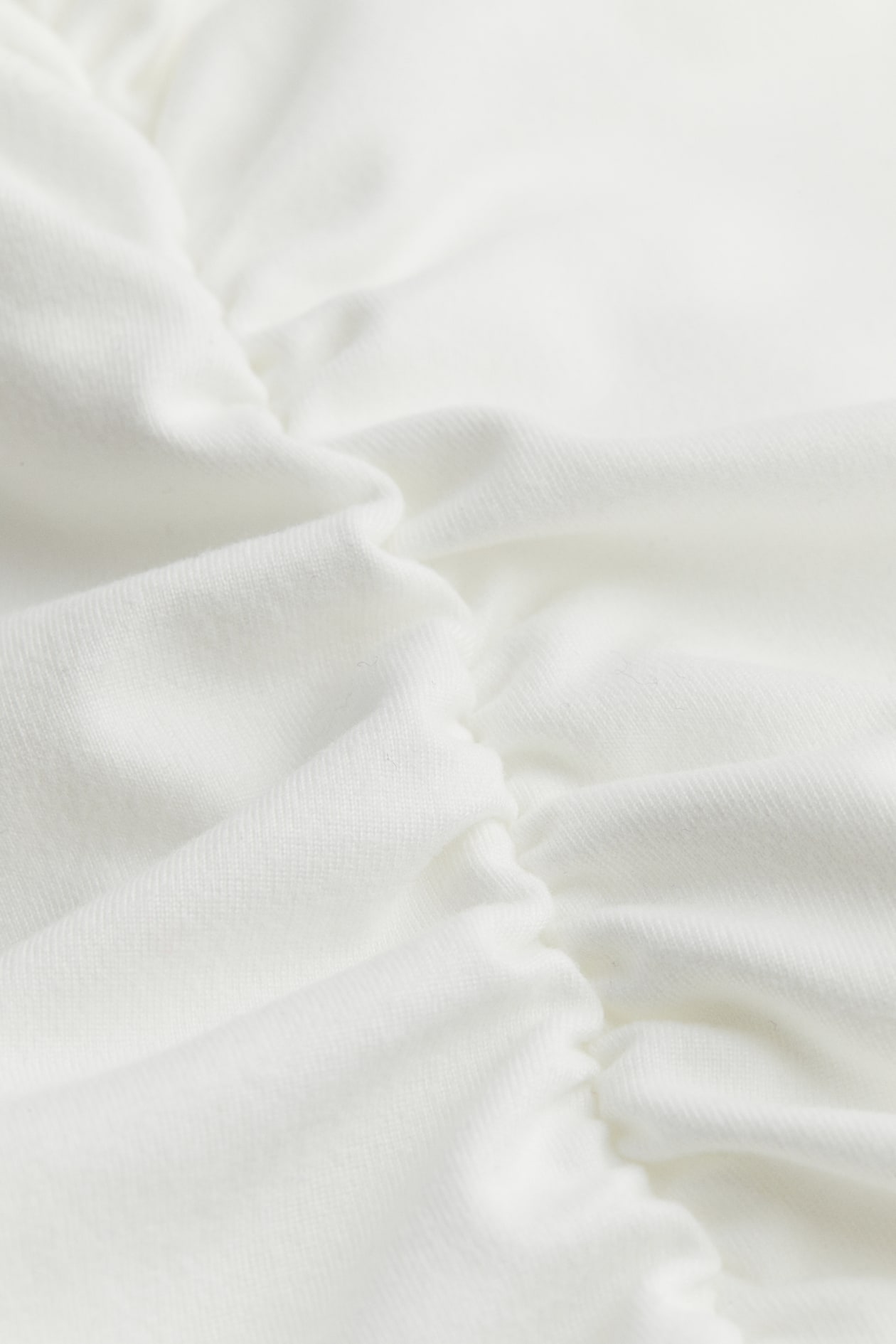 Women's White Gathered One-shoulder Dress | H&M US