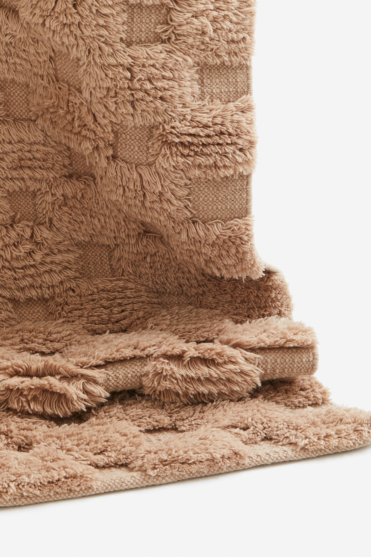 Tufted-pattern Wool-blend Rug - Beige - Home All | H&M US