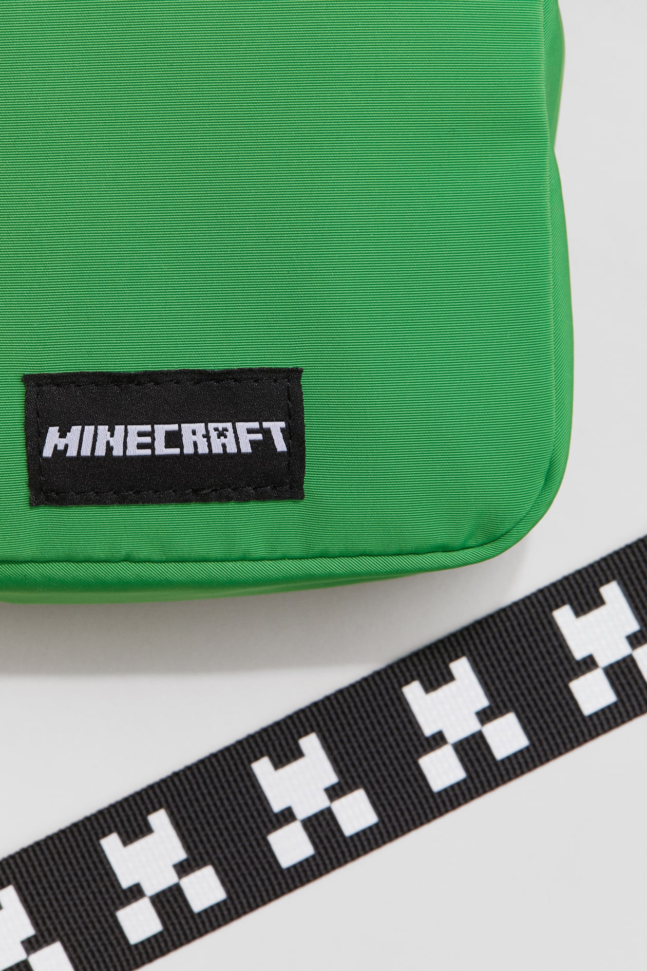 Printed Shoulder Bag - Green/Minecraft - Kids | H&M US