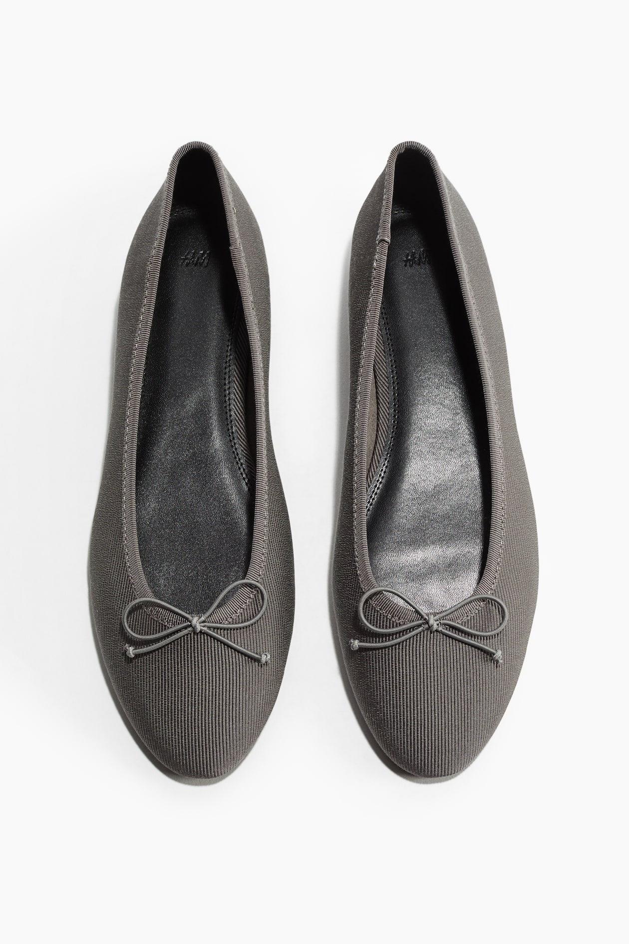 Women's Dark grey Ballet pumps | H&M IN