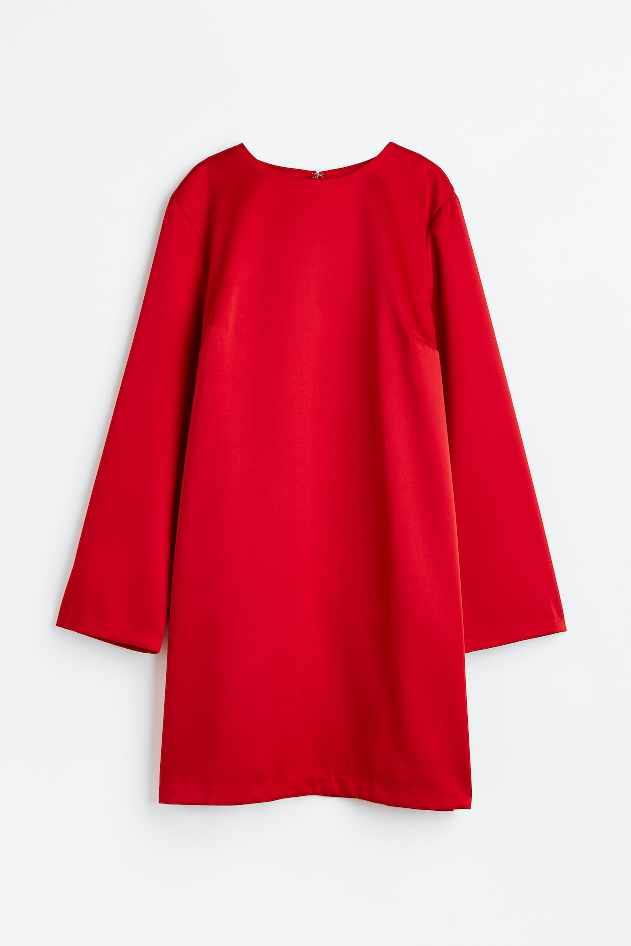 Jurk met lange mouwen - Rood - DAMES | H&M NL