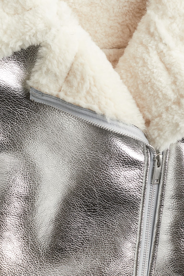 Aviator Jacket - Silver-colored - Kids | H&M US