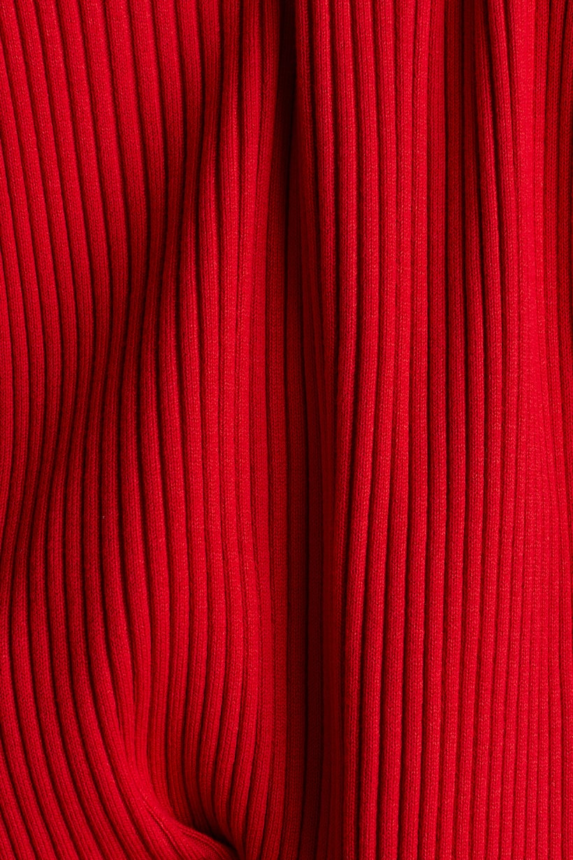 Boat-Neck Bodycon Dress - Red - Ladies | H&M US