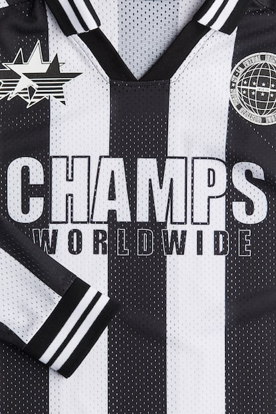 Black/Champs Long-sleeved football shirt for kids | H&M GB