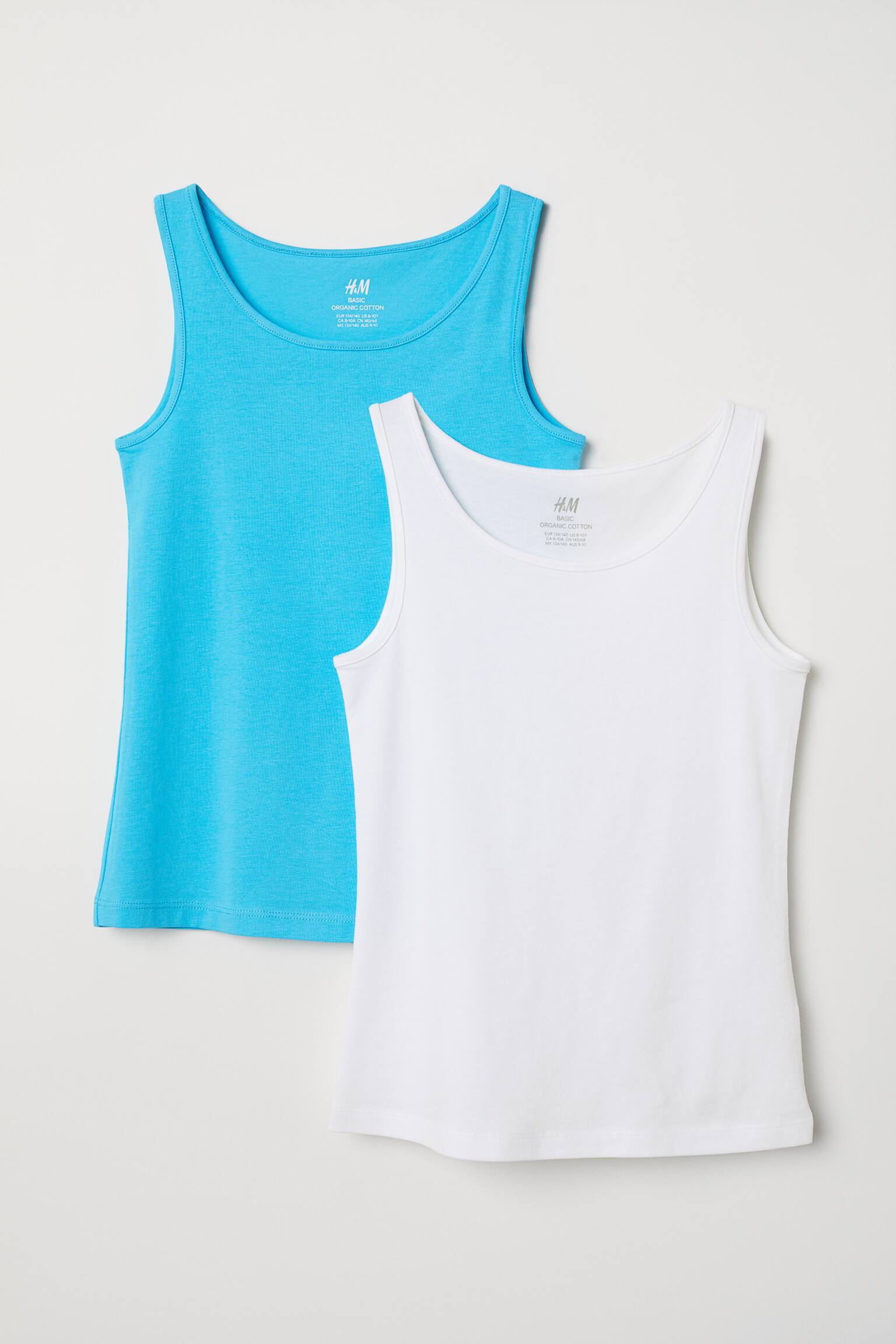 2-pack tops - Turquoise - Kids | H&M
