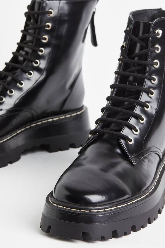 Militærstøvler til Damer | Platform Combat boots | H&M DK