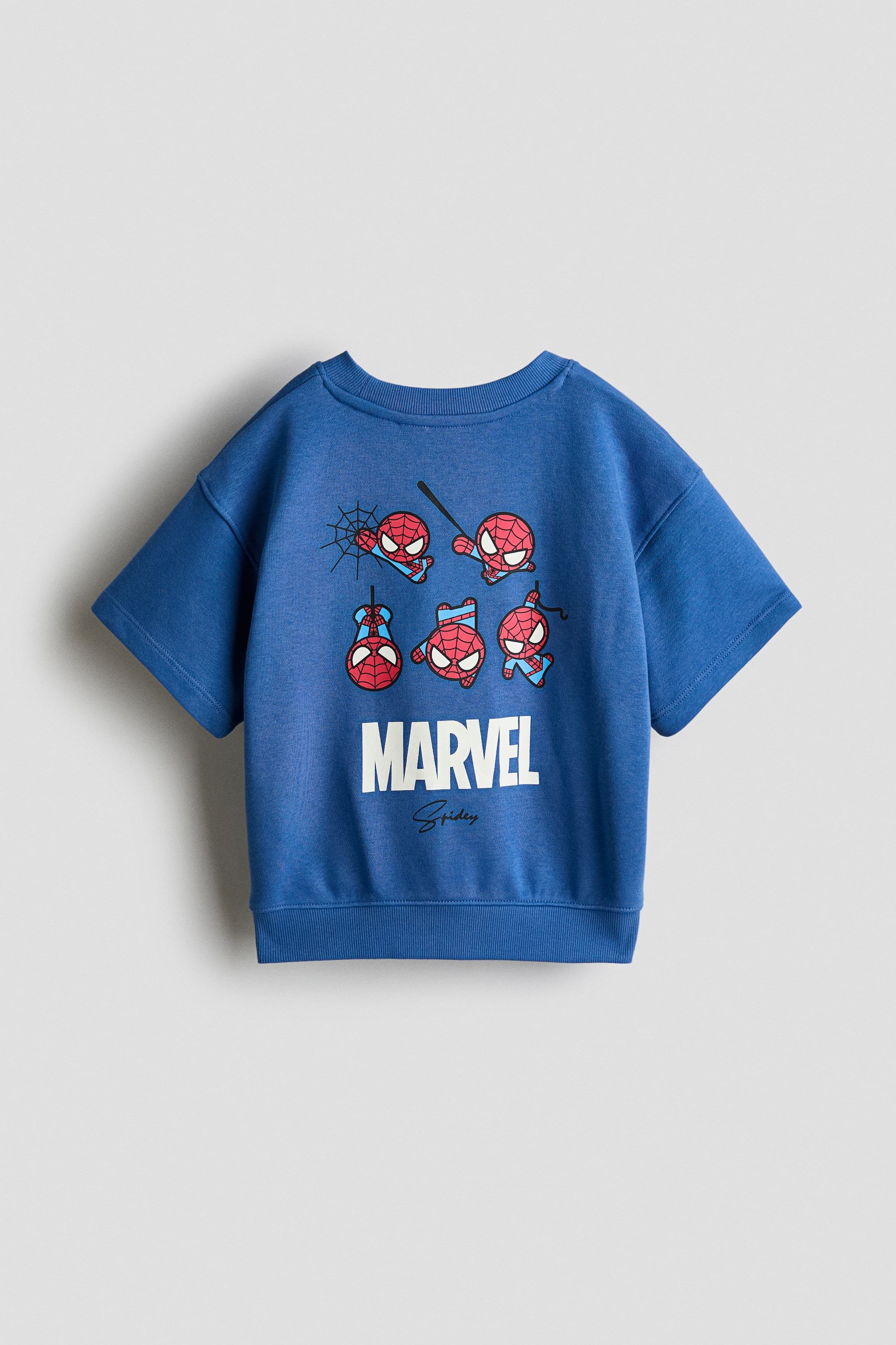 Blue/Spider-Man 2-piece Printed Sweatshirt Set for kids | H&M US