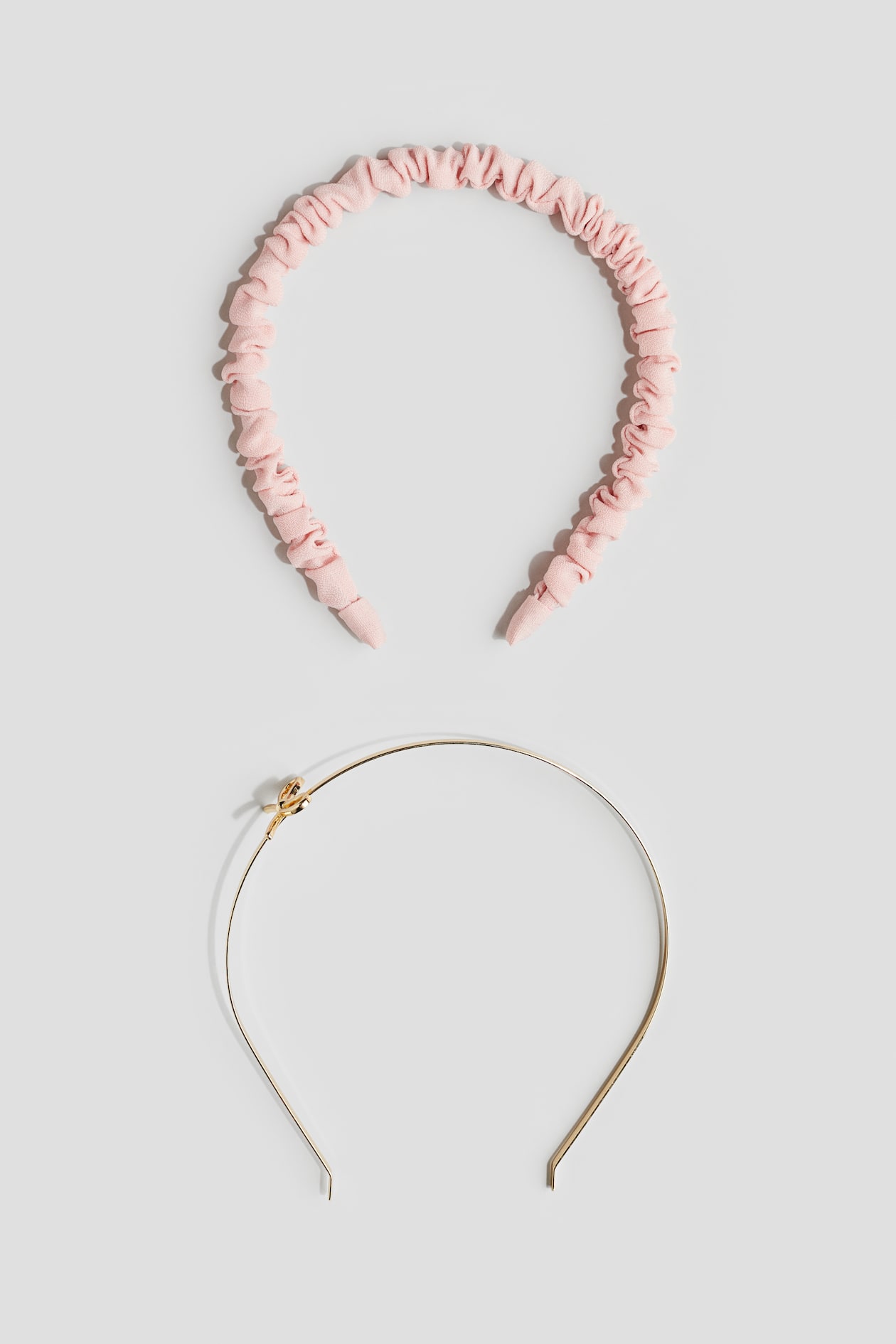 2-pack Alice bands - Light pink/Gold-coloured - Kids | H&M GB