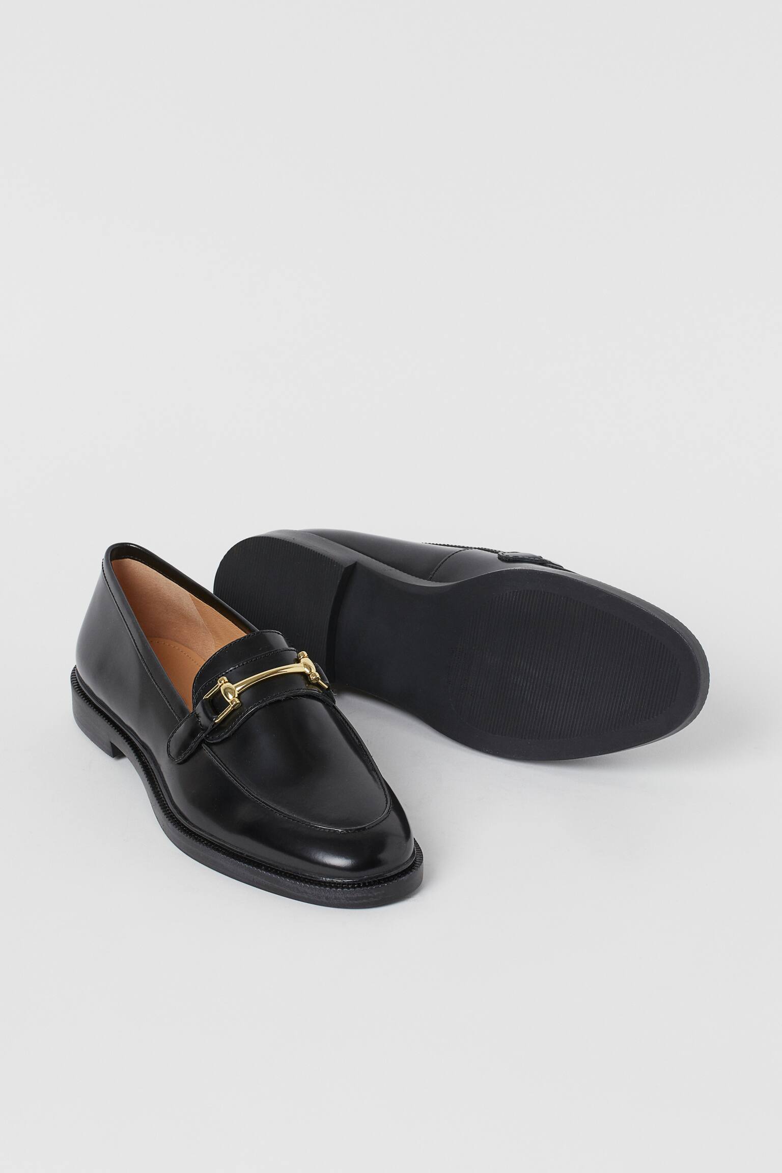 Leather Loafers - Black - Ladies | H&M CA