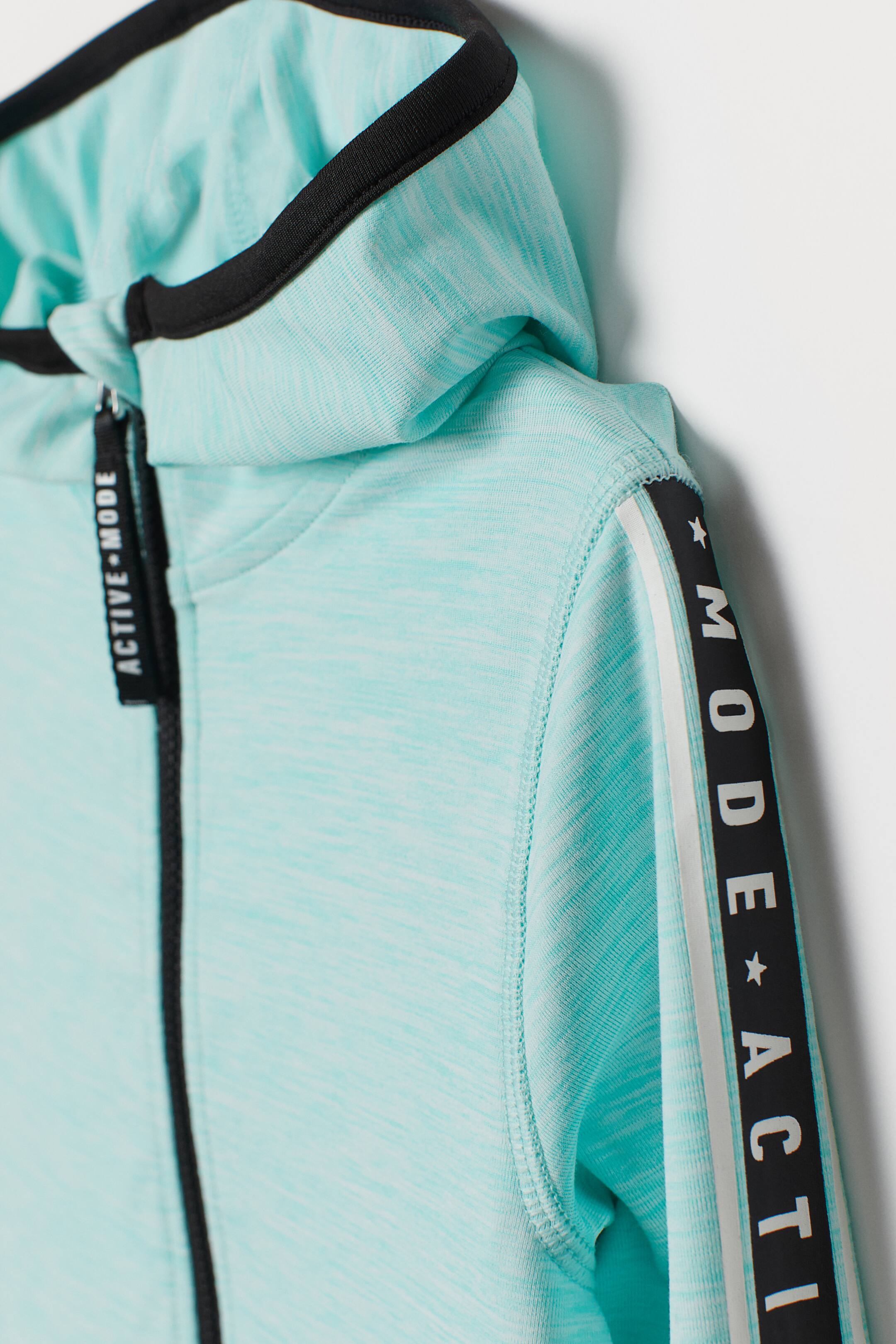 Sports jacket - Long sleeve - Lt. turquoise marl/Active Mode - Kids | H ...