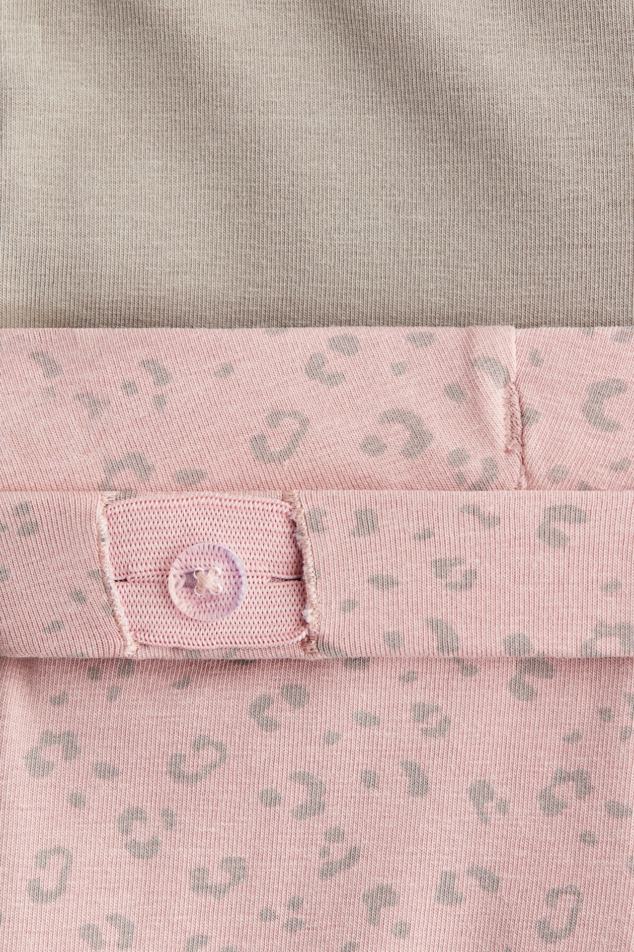 2-Pack Flared Jersey Leggings - Dusty pink/leopard print - Kids | H&M US