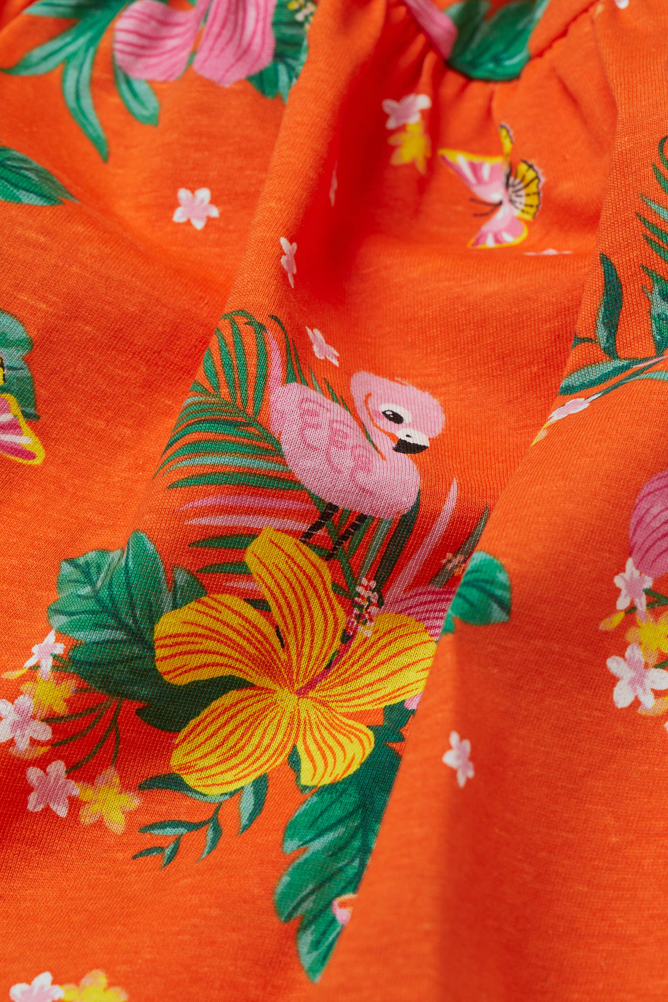 Haljina od žerseja sa dezenom - Narandžasta/tukani - Kids | H&M RS