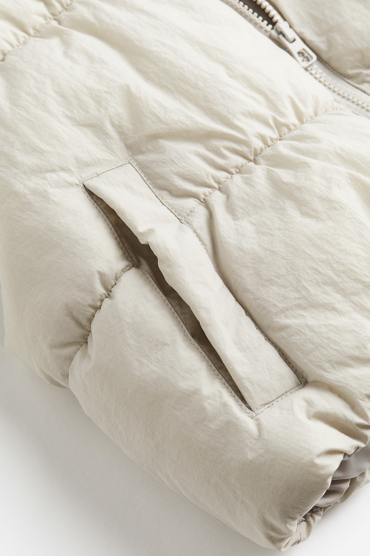 Puffer Vest - Light taupe - Ladies | H&M US