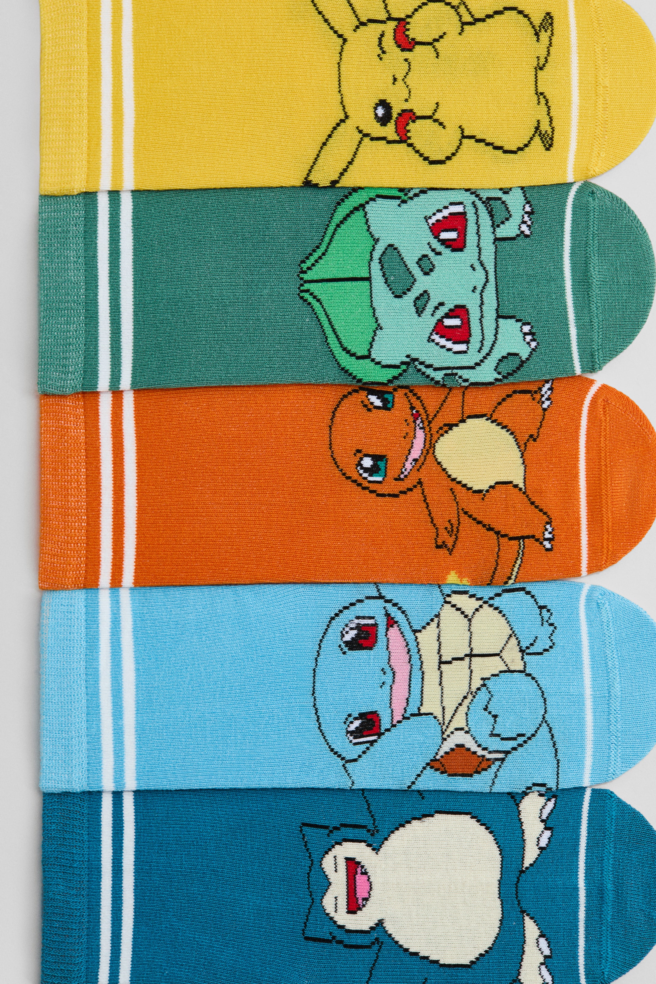 5 paar sokken met dessin - Yellow/Pokémon - KINDEREN | H&M BE