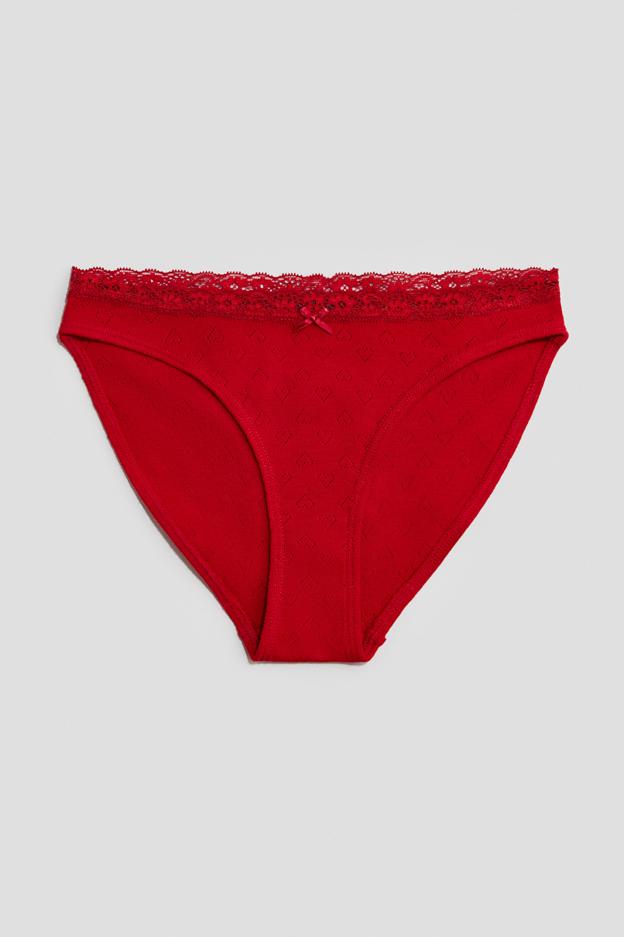 3-pack trosa briefs i bomull - Röd/Hjärtan - BARN | H&M SE