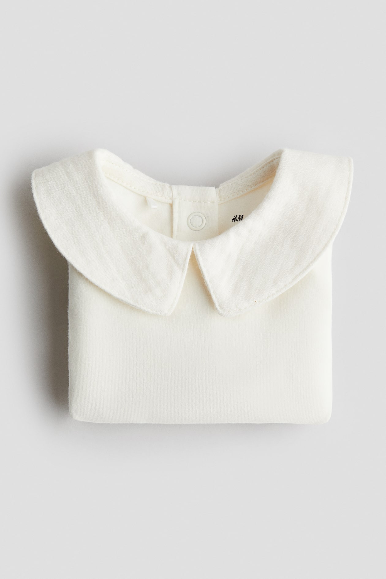 Cache-couche en coton avec col en mousseline - Blanc - ENFANT | H&M CA