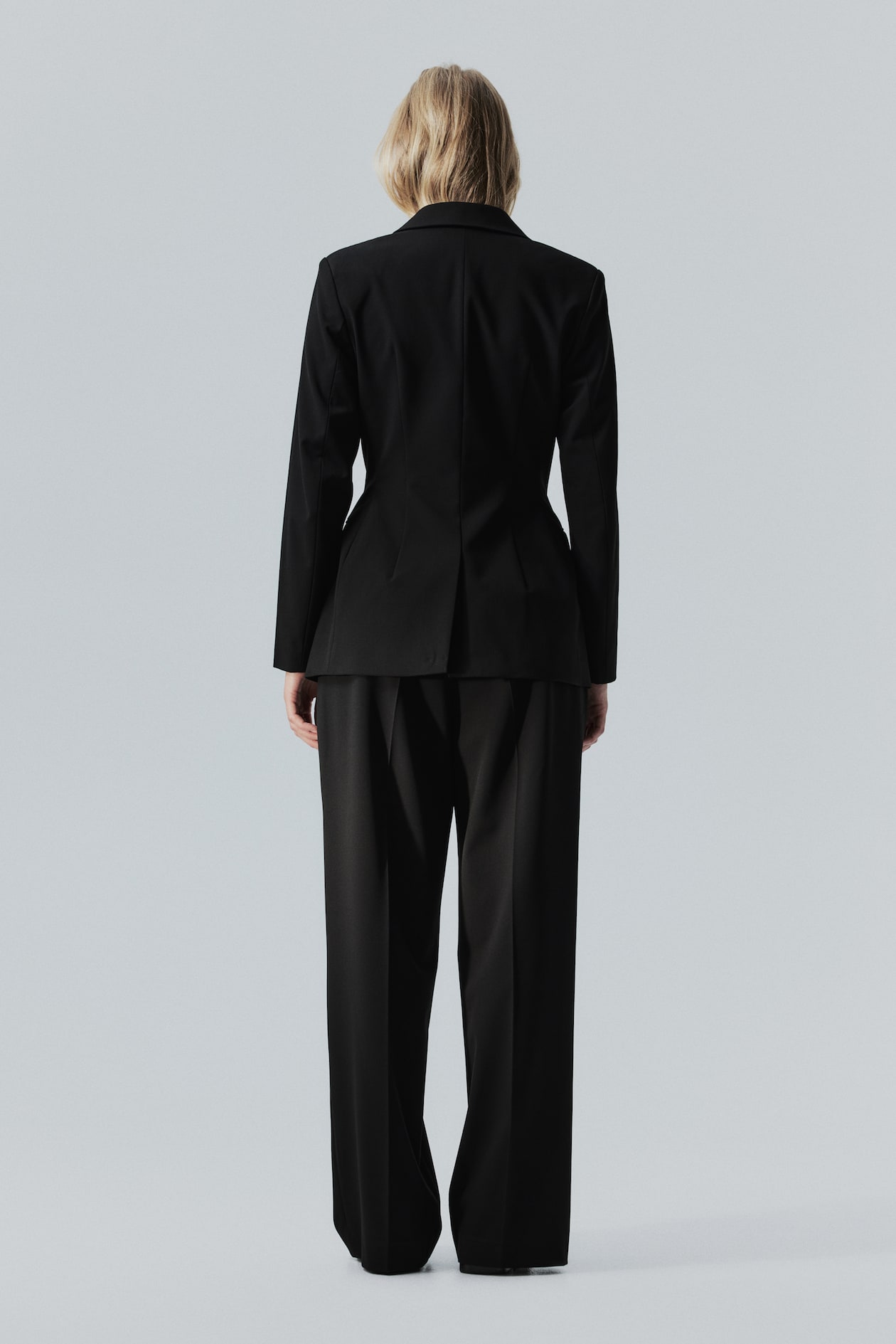 Wrinkle-resistant Weite elegante Hose - Schwarz - Ladies | H&M DE