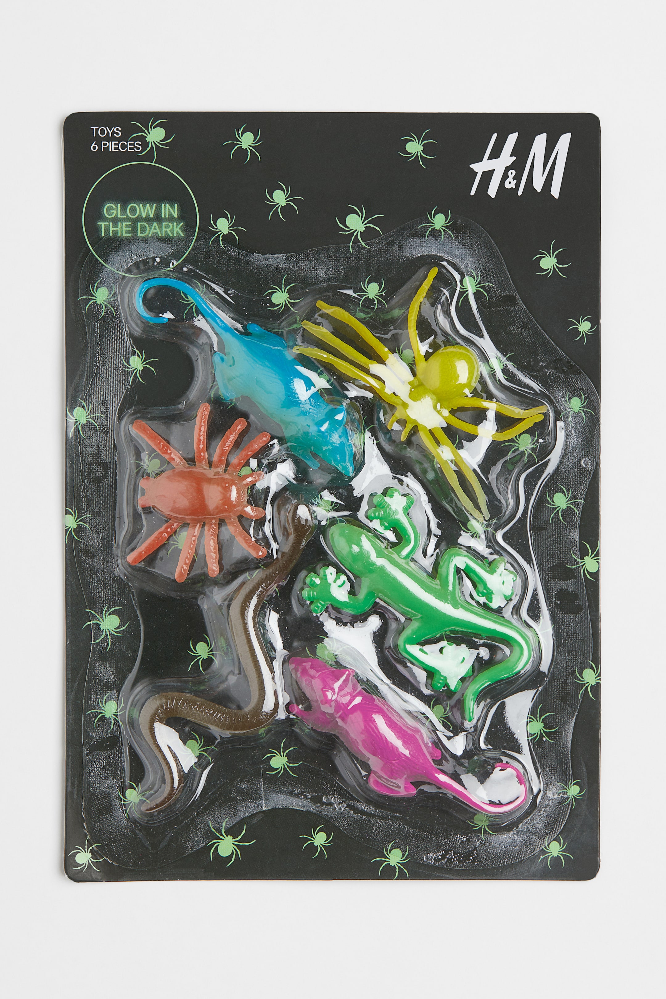 6-pack toy animals - Green - Kids | H&M GB