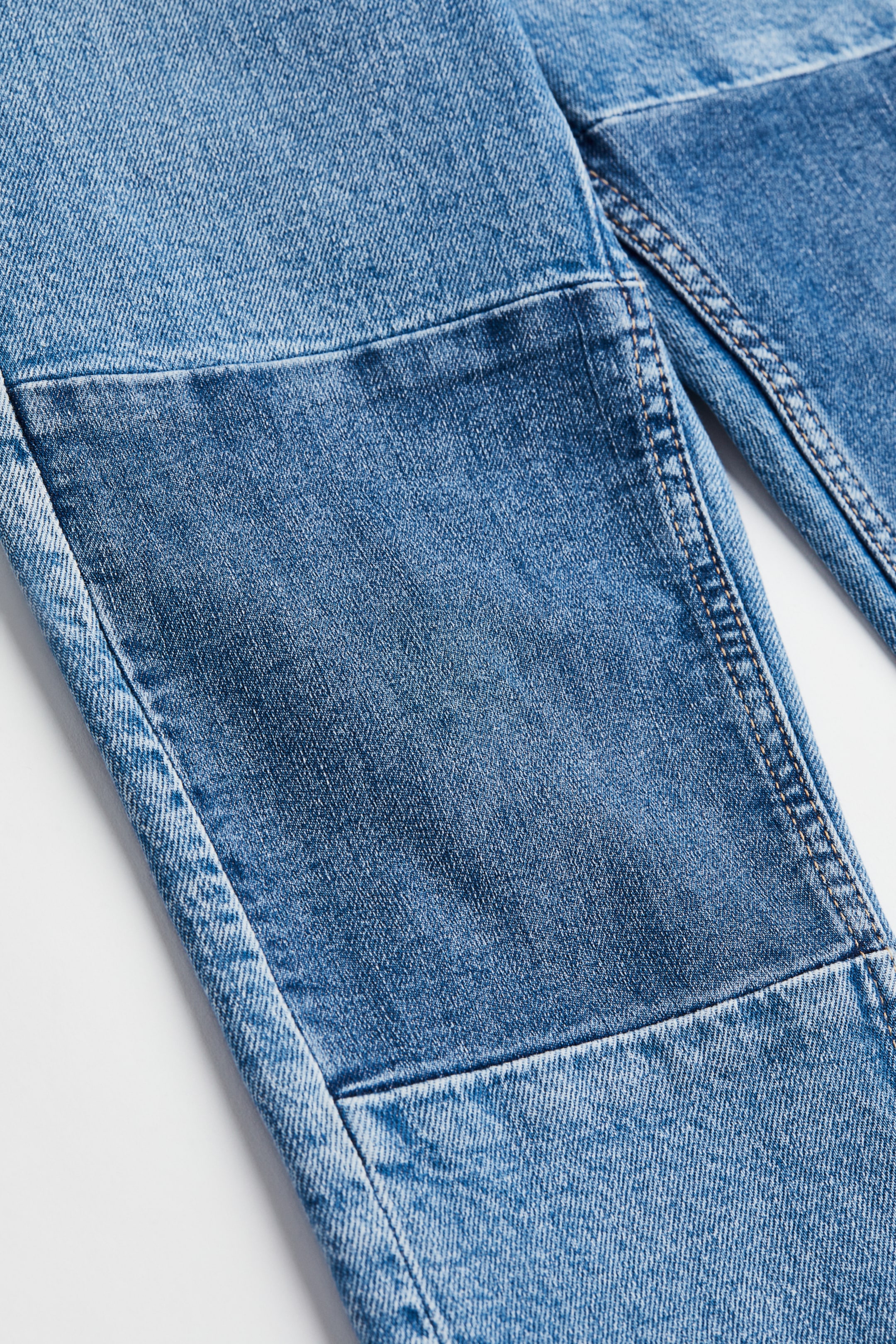 Superstretch Straight Fit Jeans - Denim blue/color-block - Kids | H&M US