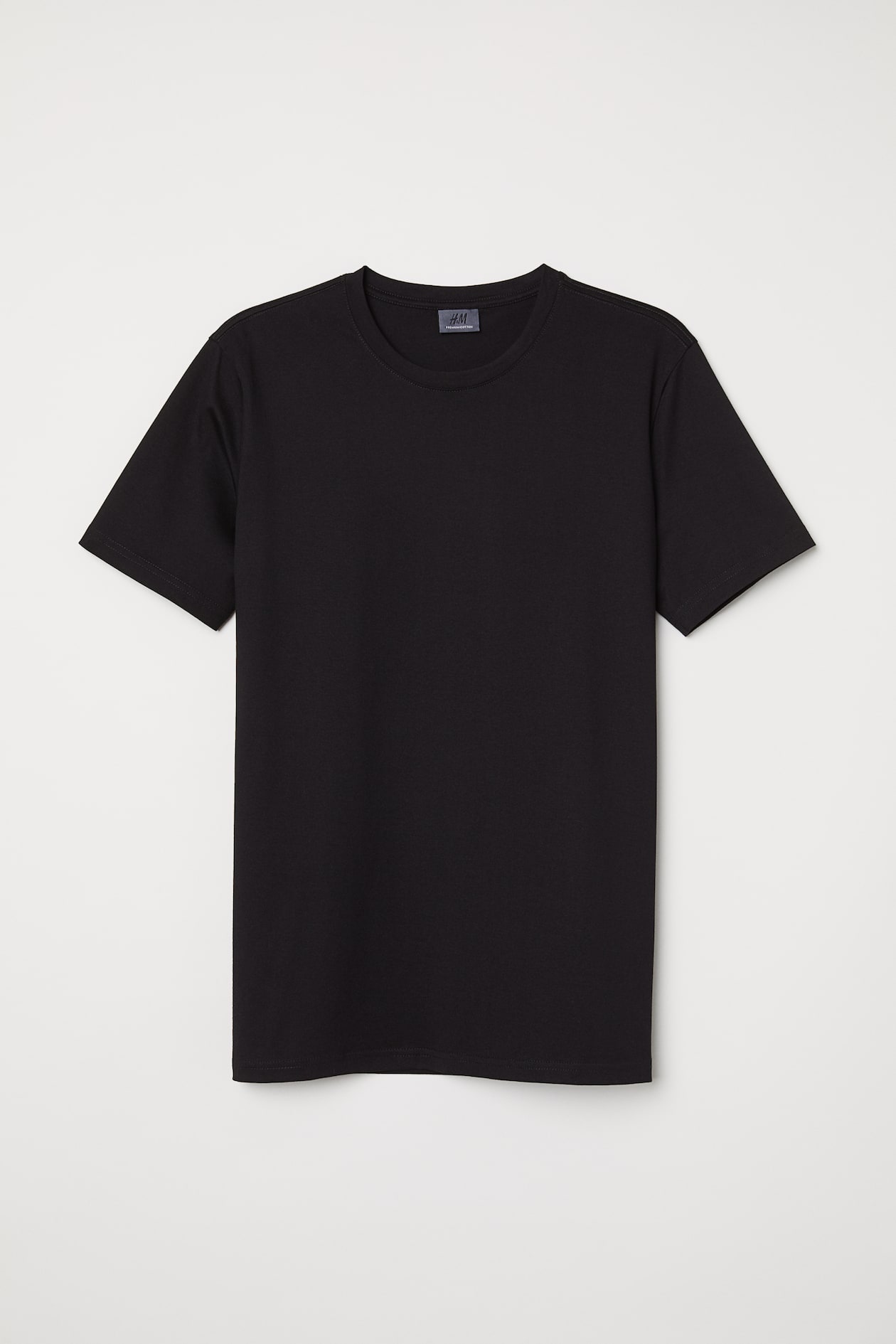 Premium cotton T-shirt - Black - Men | H&M GB