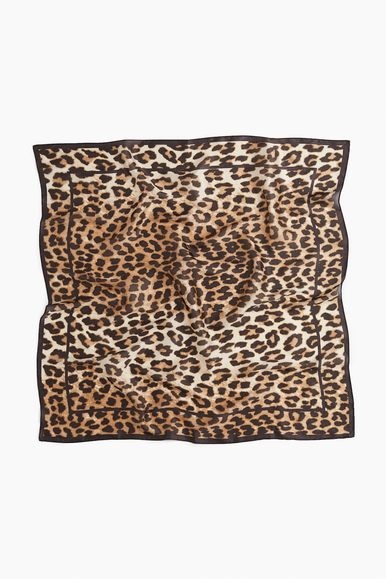 Patterned Scarf - Beige/leopard print - Ladies | H&M US