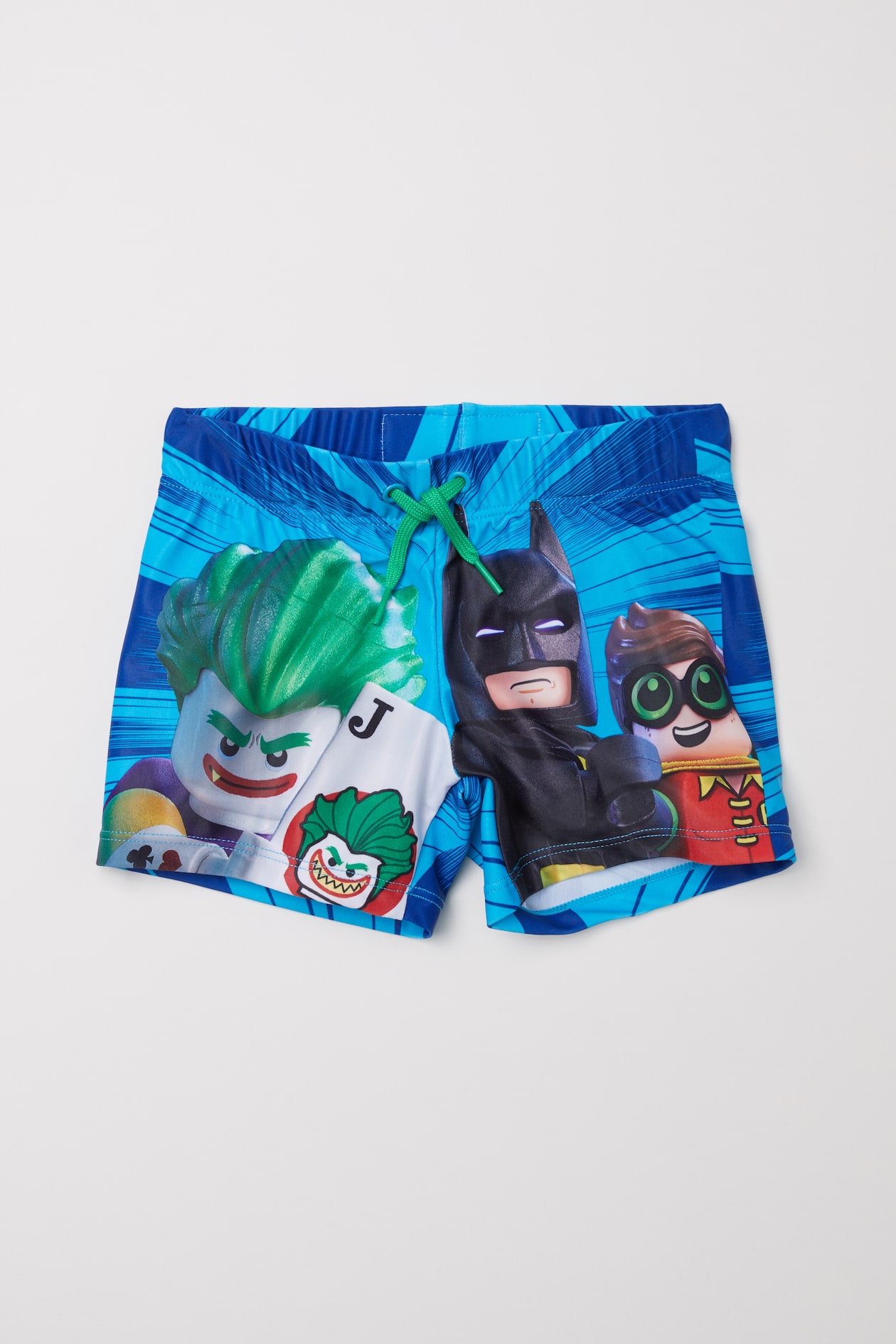 Printed Swim Trunks - Turquoise/Lego Batman - Kids | H&M US