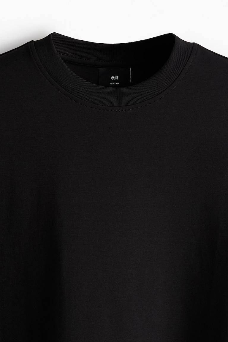Loose-Fit Boxy T-Shirt - Black - Men | H&M US