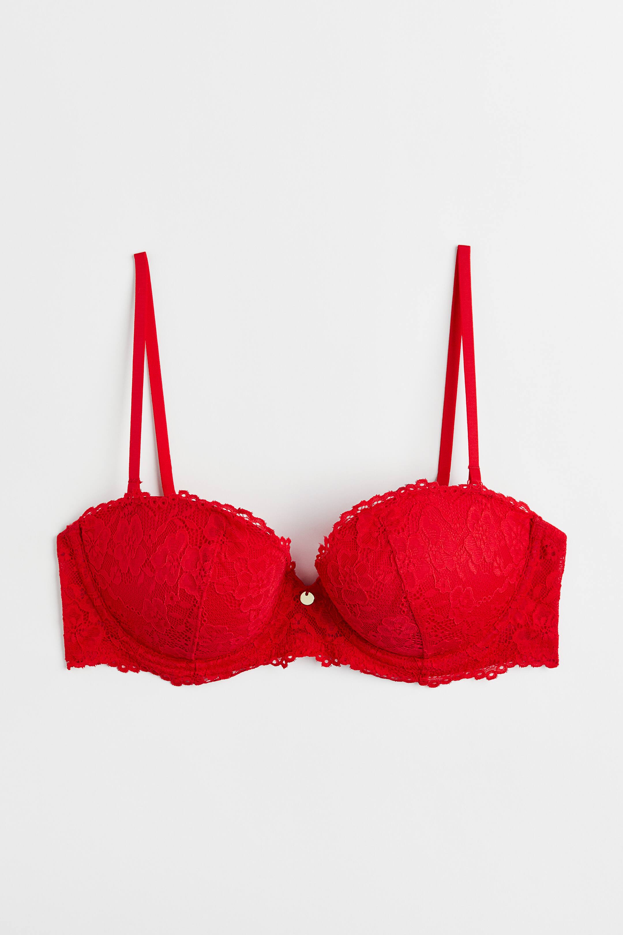 Push-up balconette-bh - Rood - DAMES | H&M NL