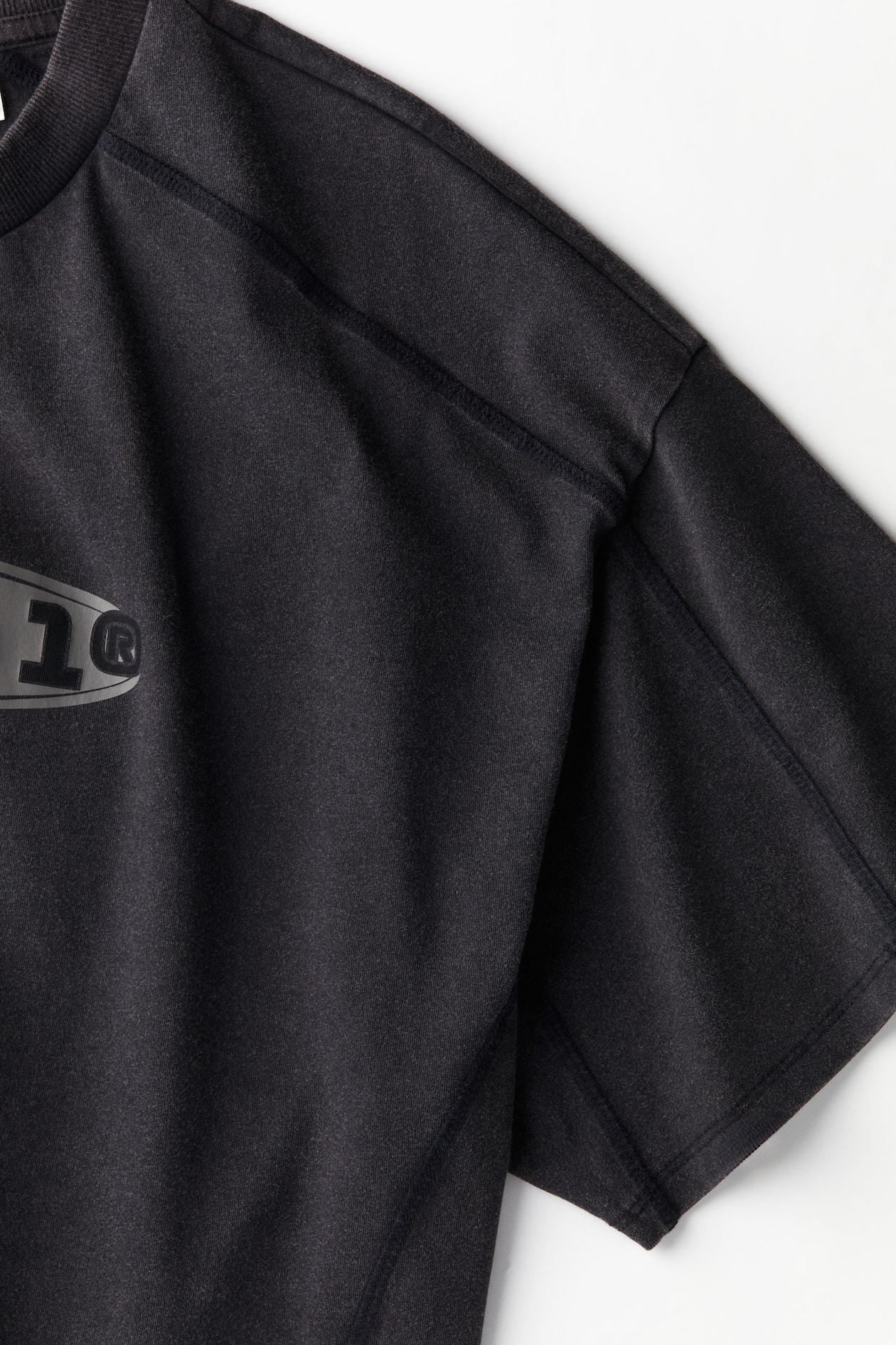 Oversized Printed T-shirt - Black/Formula 1 - Ladies | H&M US