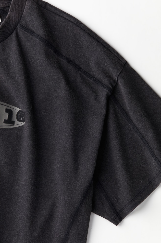 Oversized Printed T-shirt - Black/Formula 1 - Ladies | H&M US