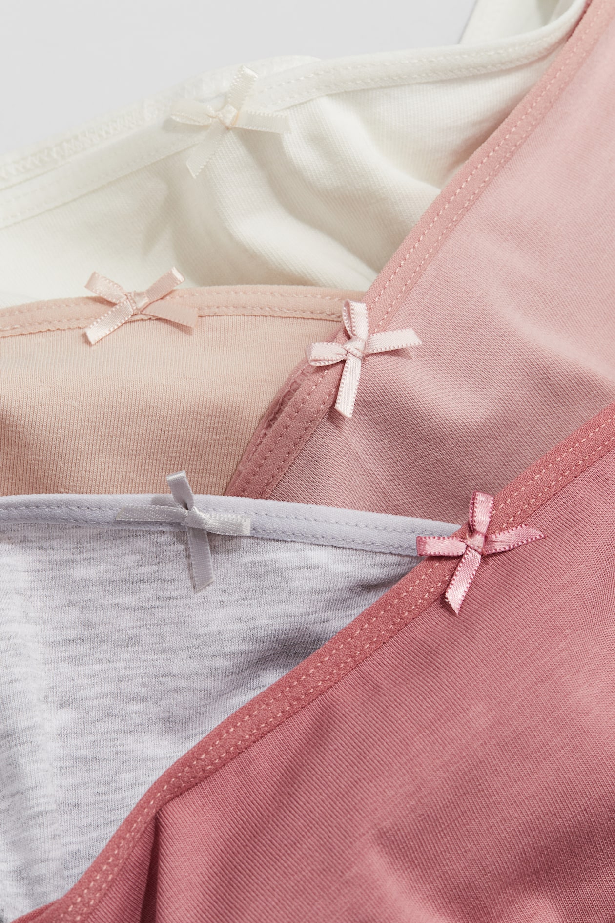 10-pack trosa briefs i bomull - Vit/Rosa/Ljusgråmelerad - BARN | H&M SE