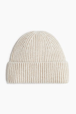 Knit Beanie - Cream/beige - Men | H&M US