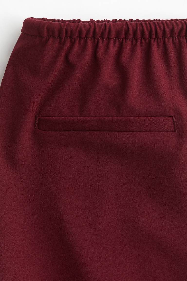 Women's Dark red Pants with Drawstring | H&M CA
